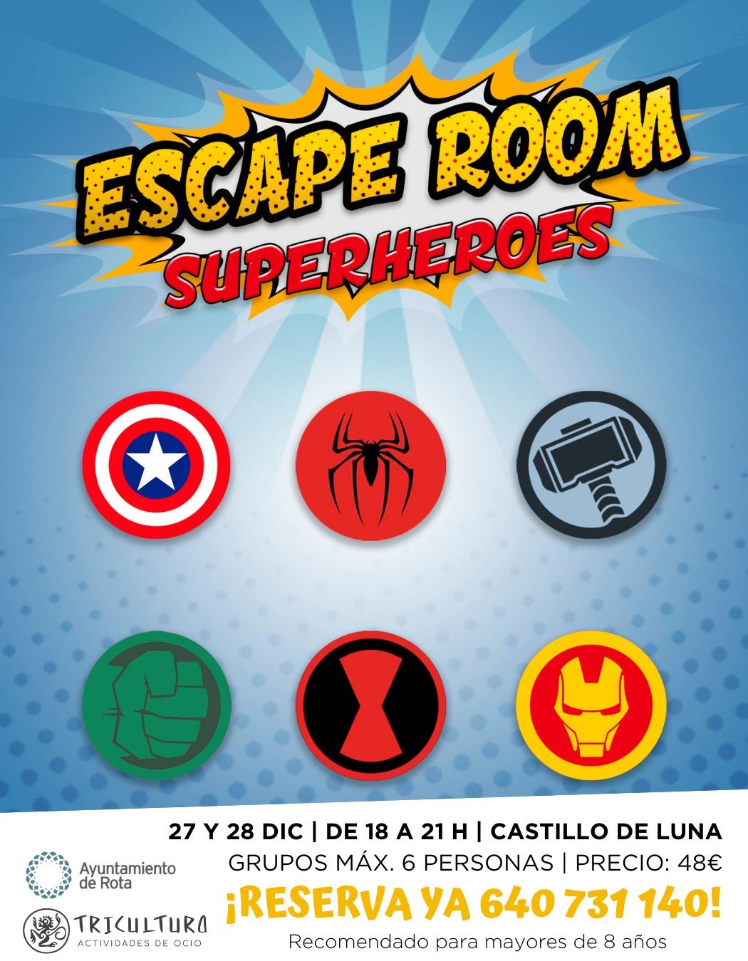 Capitán América o Hulk en un escape room de Marvel dentro de una ...
