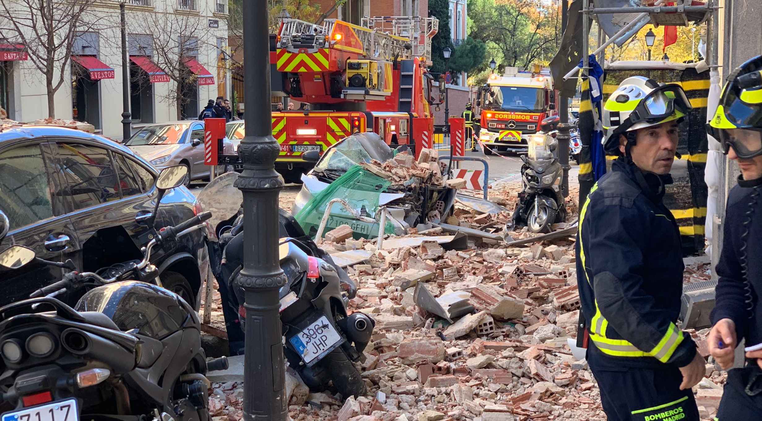 Derrumbe de un edificio en obras en Madrid: dos muertos y pocas esperanzas de encontrar con vida ...